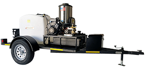 Trailer Mounted Hot Water Sewer Jetter - BossJet Mini-Max