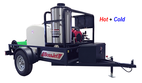 Hot Trailer Sewer Jetters - BossJet by Amazing Machinery